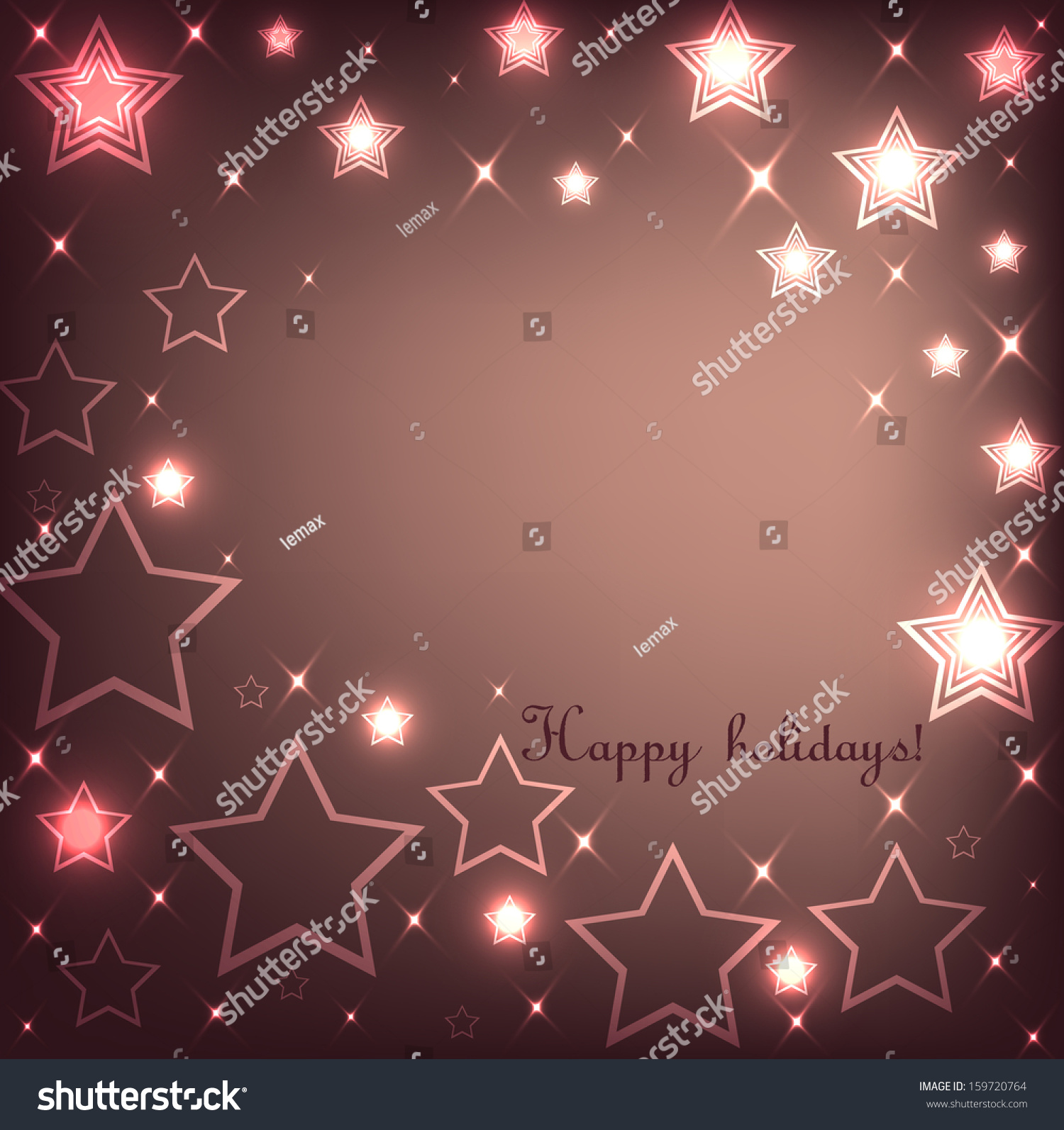 Beautiful Star Background Vector Illustration Stock Vector (Royalty ...
