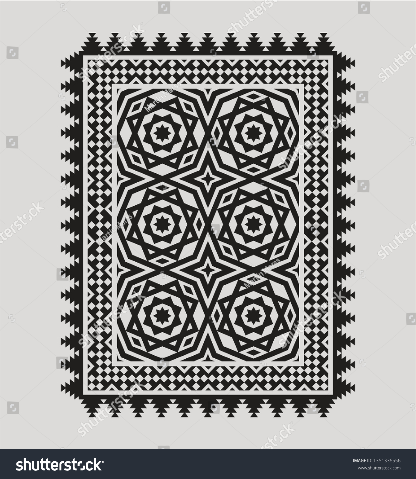 Beautiful Sufi Whirling Vector Pattern Frame Stock Vector (Royalty Free ...