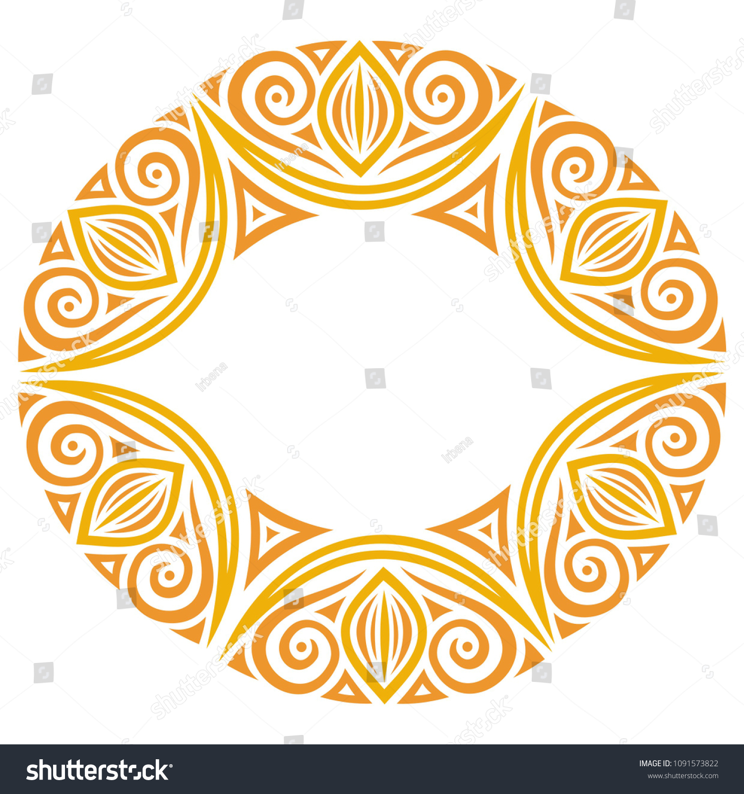 Beautiful Sun Frame Vector Illustration Stock Vector (Royalty Free ...