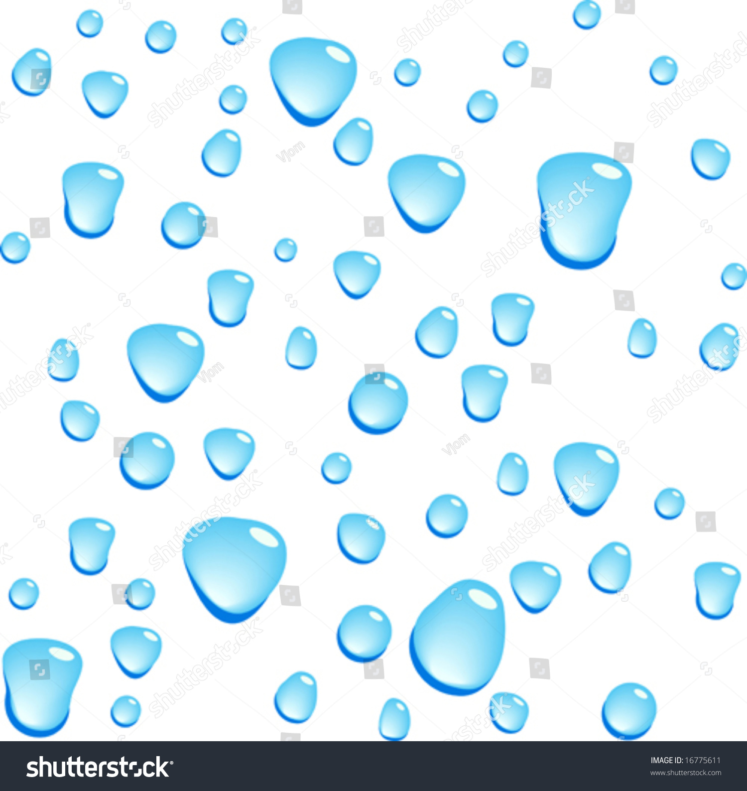 Beautiful Wet Surface Vector Illustration Stock Vector (Royalty Free ...