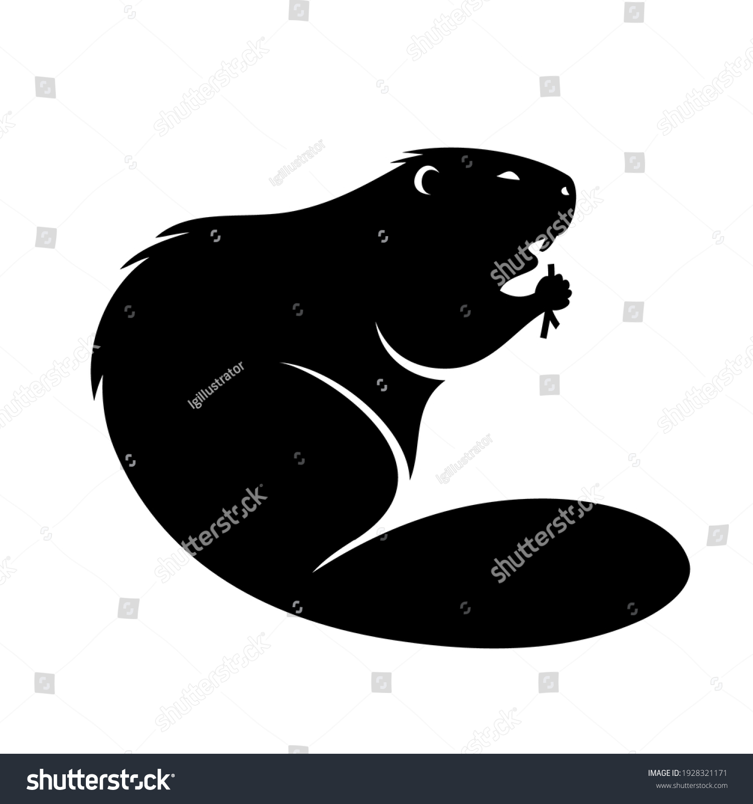 1,532 Beaver silhouette Stock Vectors, Images & Vector Art | Shutterstock