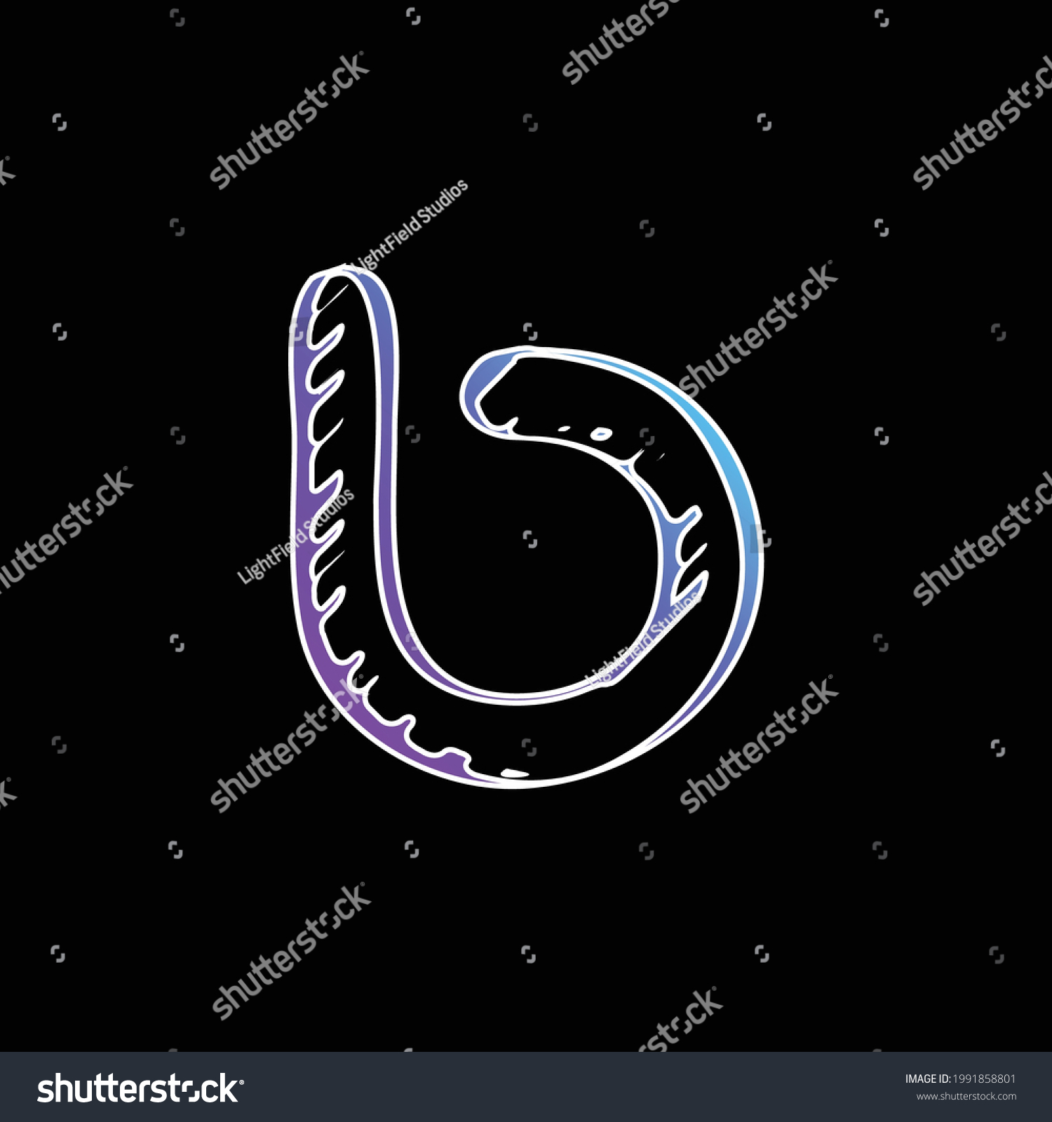 Bebo Logo Sketched Symbol Blue Gradient Stock Vector (Royalty Free ...
