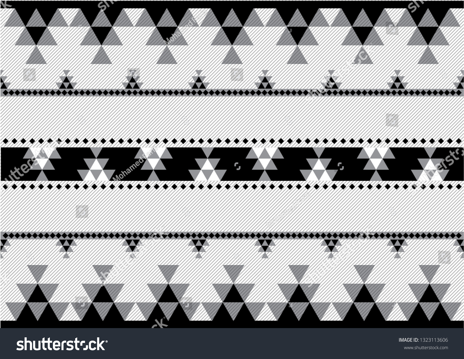 Bedouin Arabian Hand Weaving Pattern Vector Stock Vector (Royalty Free ...