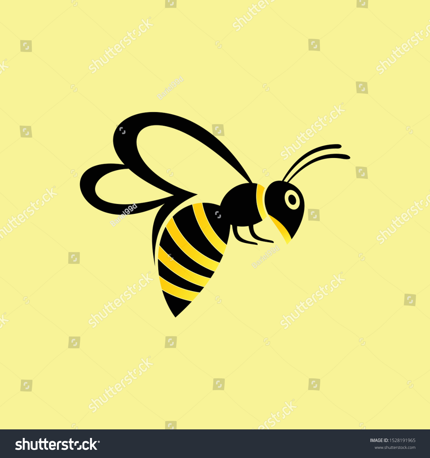Bee Concepts Logo Vector Graphic Abstract Stock Vector (Royalty Free ...