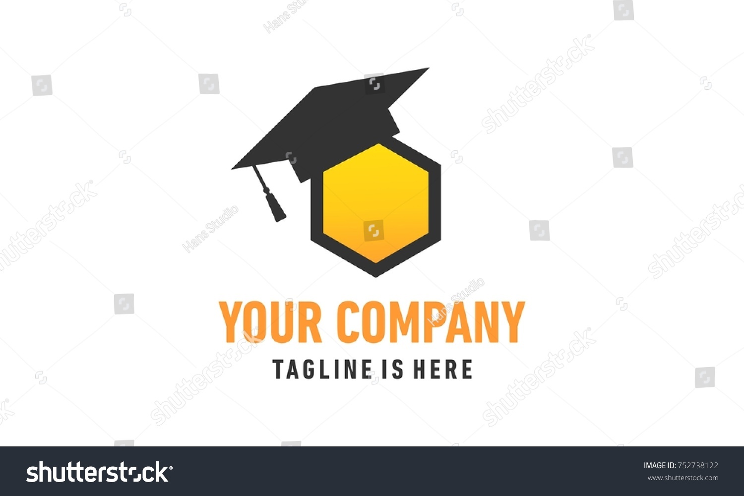 Bee Education Logo Stock Vector (Royalty Free) 752738122 | Shutterstock