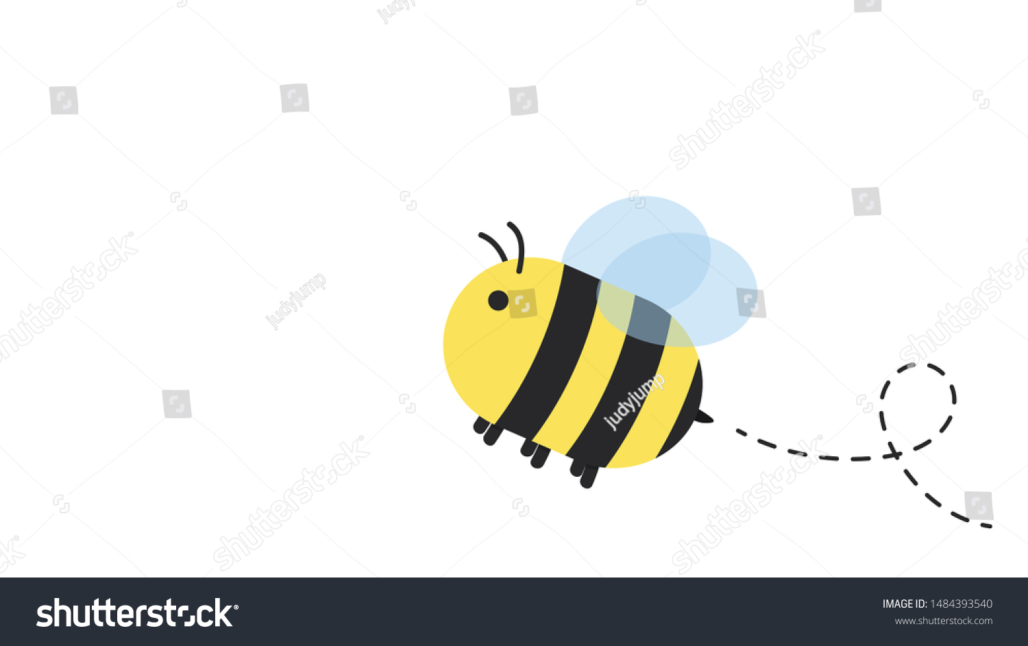 Bee Vector Bee Cartoon Character Design Stock Vector (Royalty Free ...