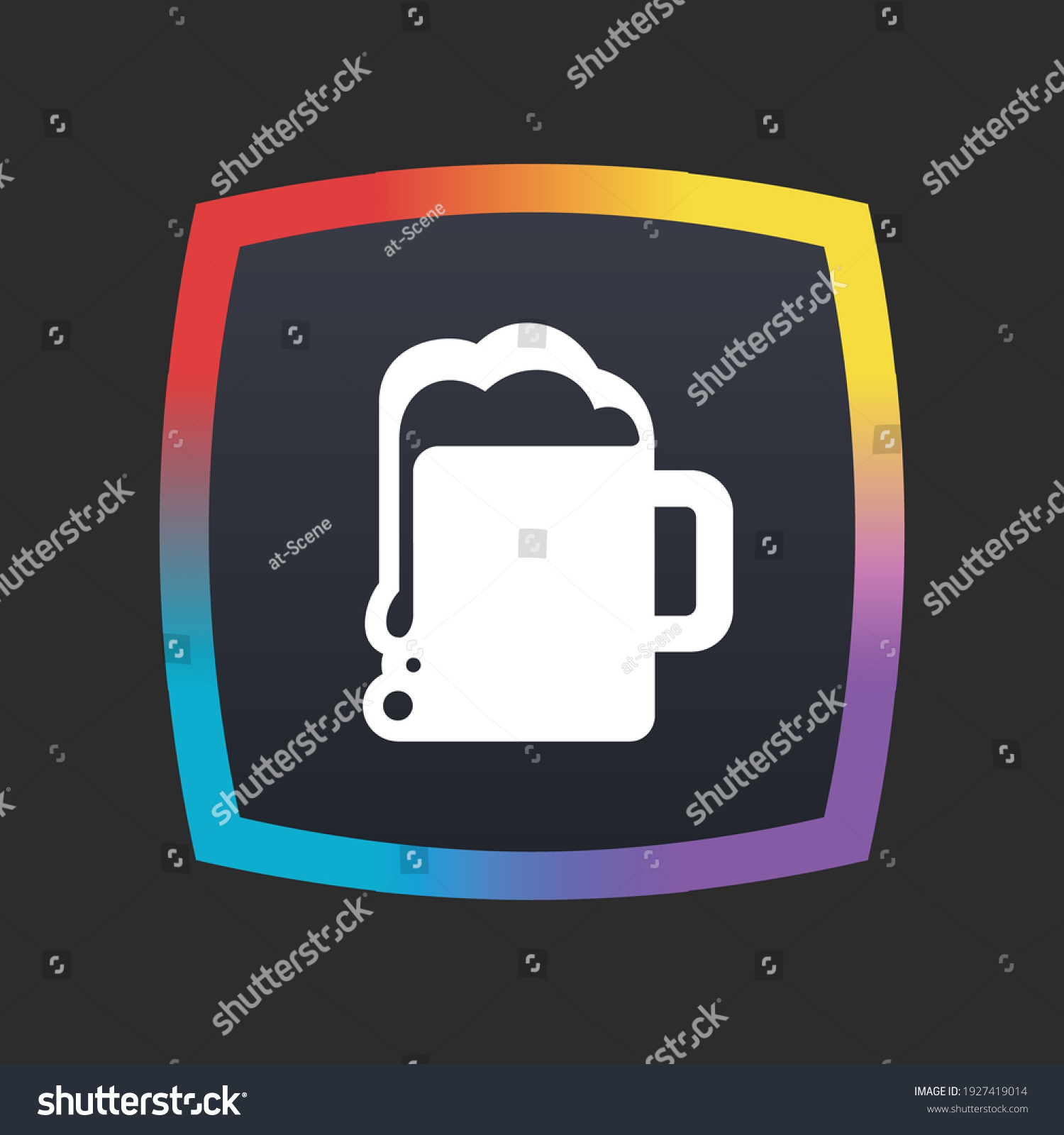 Beer App Icon Button Stock Vector (Royalty Free) 1927419014 | Shutterstock