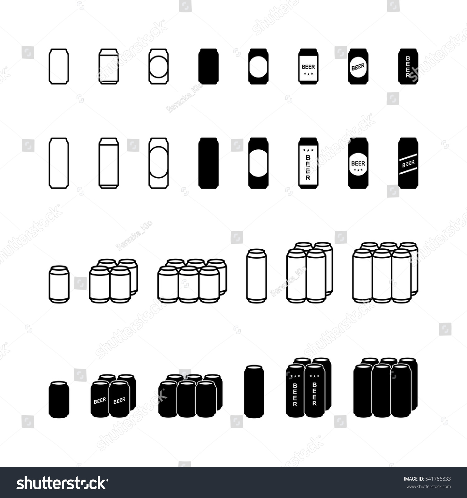 3,730 Beer can pack Stock Vectors, Images & Vector Art | Shutterstock