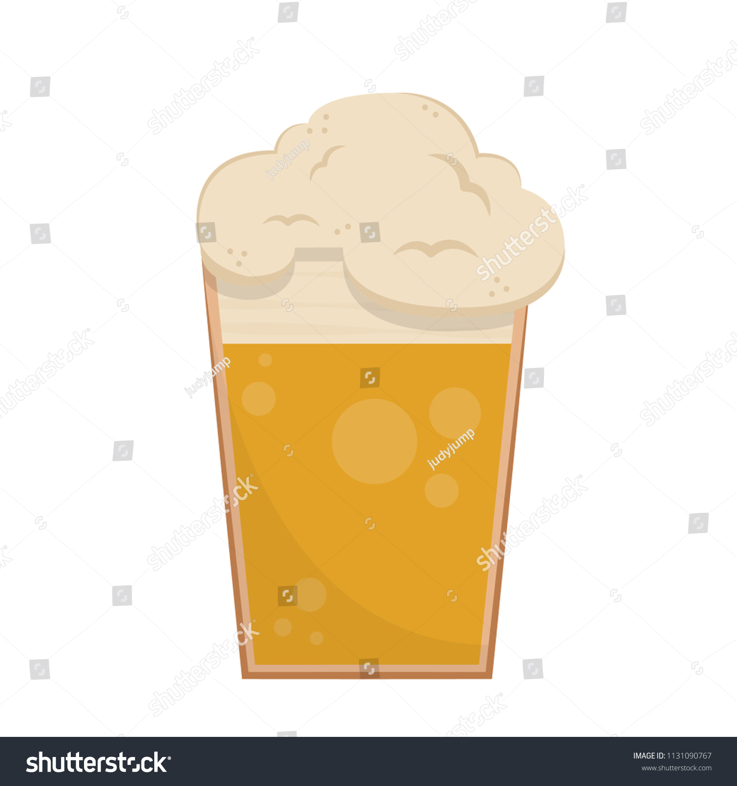 Beer Cartoon Vector Symbol Wallpaper Background Stock Vector (Royalty ...