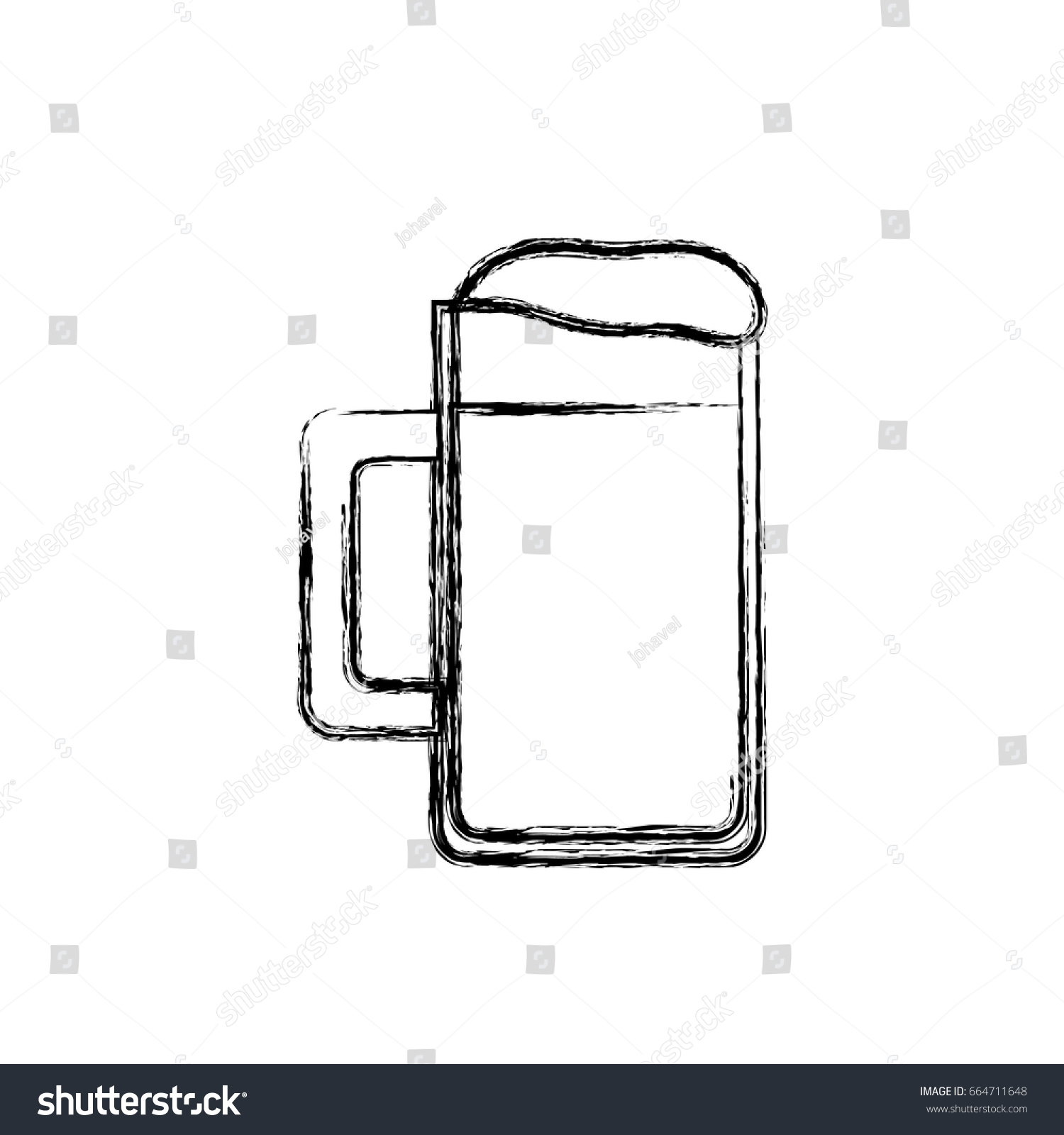 Beer Jar Icon Stock Vector (Royalty Free) 664711648 | Shutterstock
