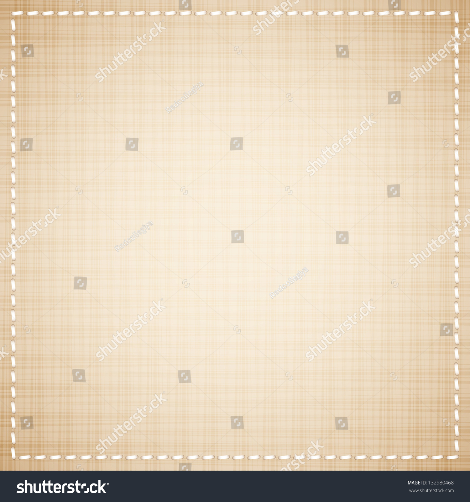 Beige Canvas Texture White Thread Stock Vector (Royalty Free) 132980468