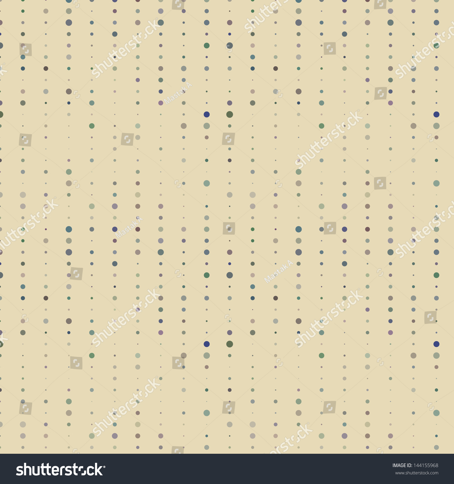 Beige Dot Pattern Vector Background Stock Vector (Royalty Free) 144155968