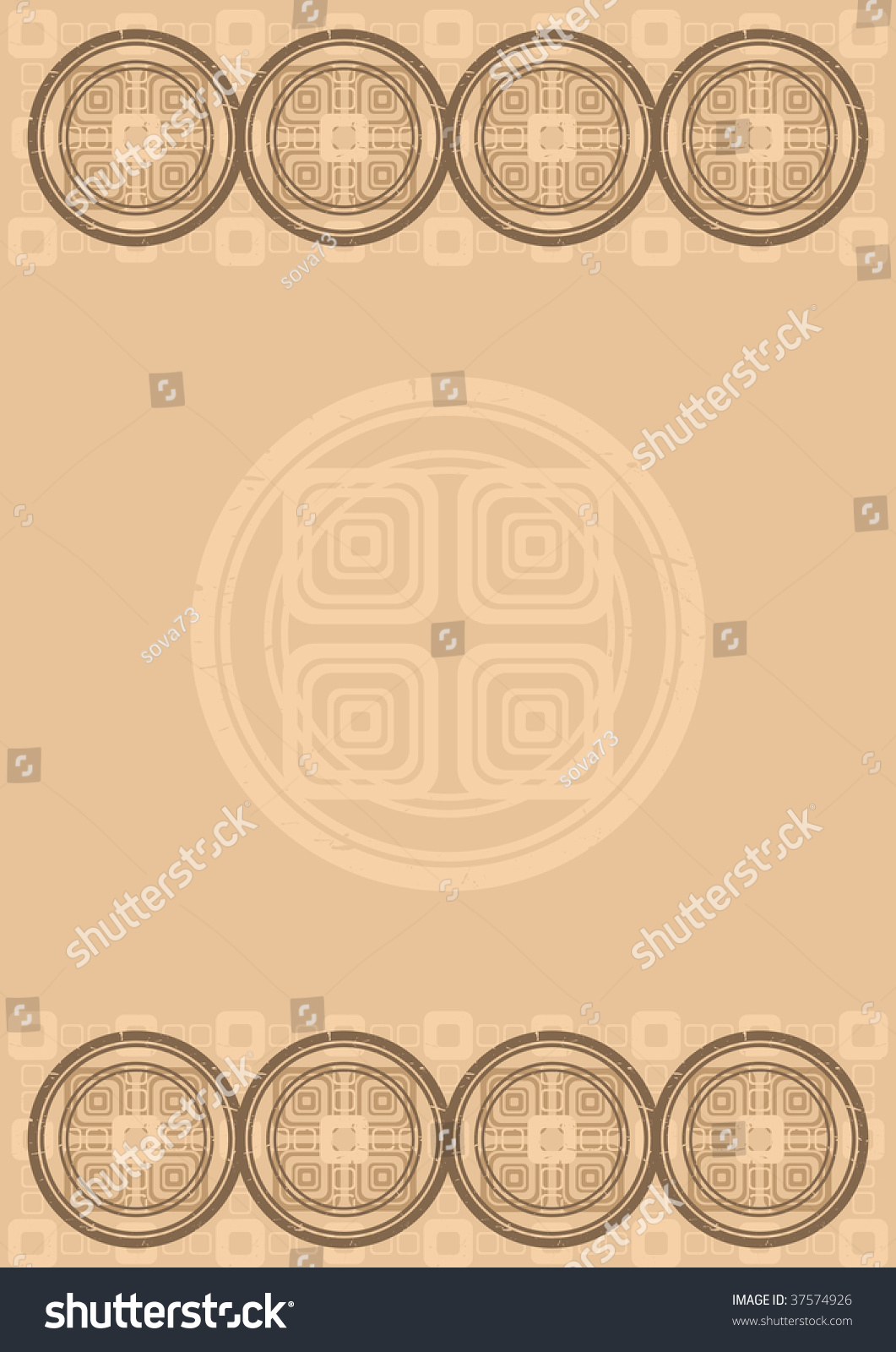 Beige Title Page Stock Vector (Royalty Free) 37574926 | Shutterstock
