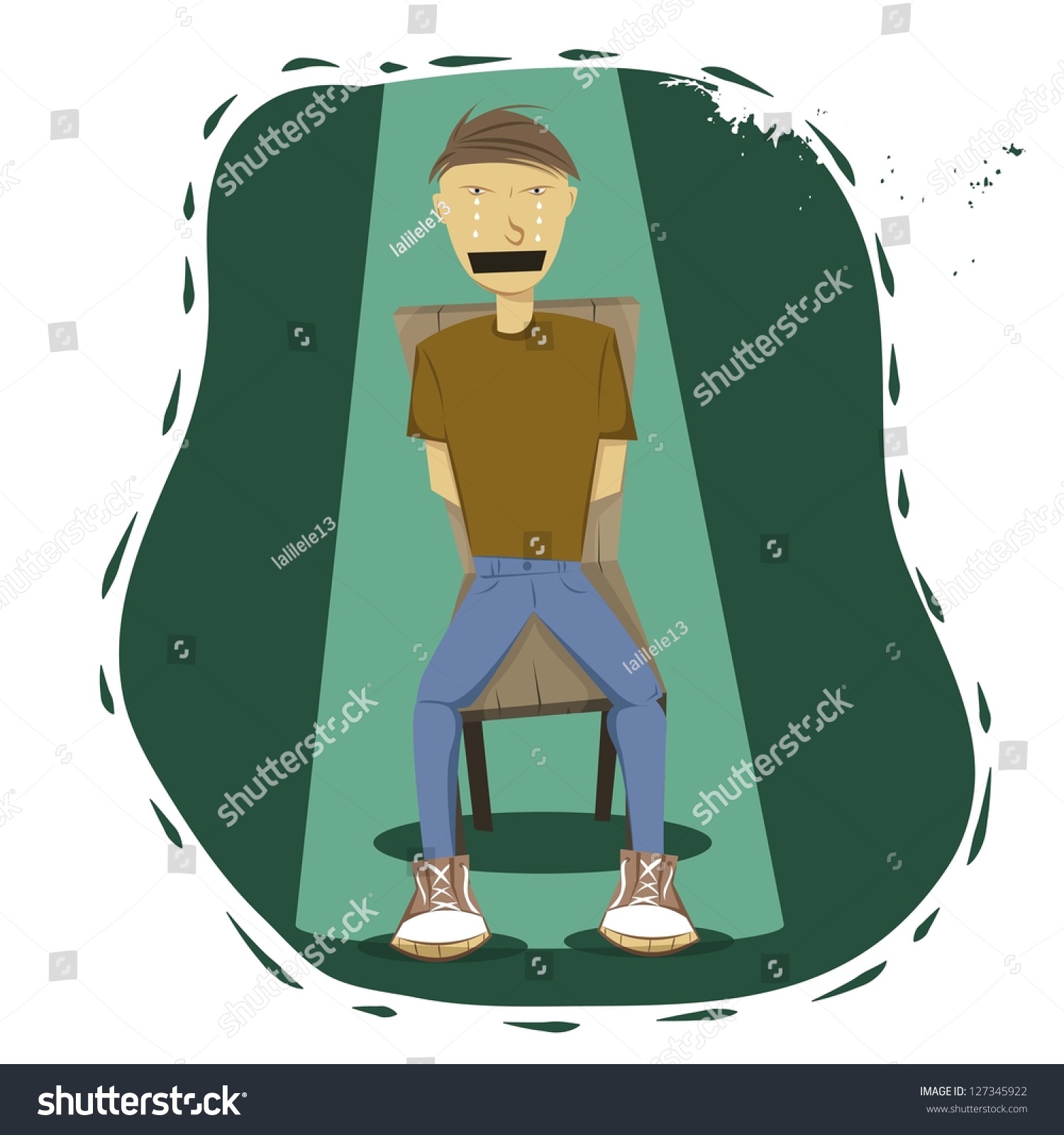 Being Kidnapped Stock Vector (Royalty Free) 127345922 | Shutterstock