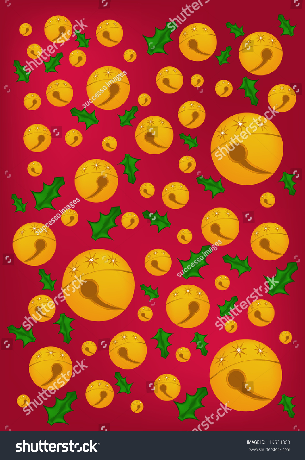 Bell Background Stock Vector (Royalty Free) 119534860 | Shutterstock