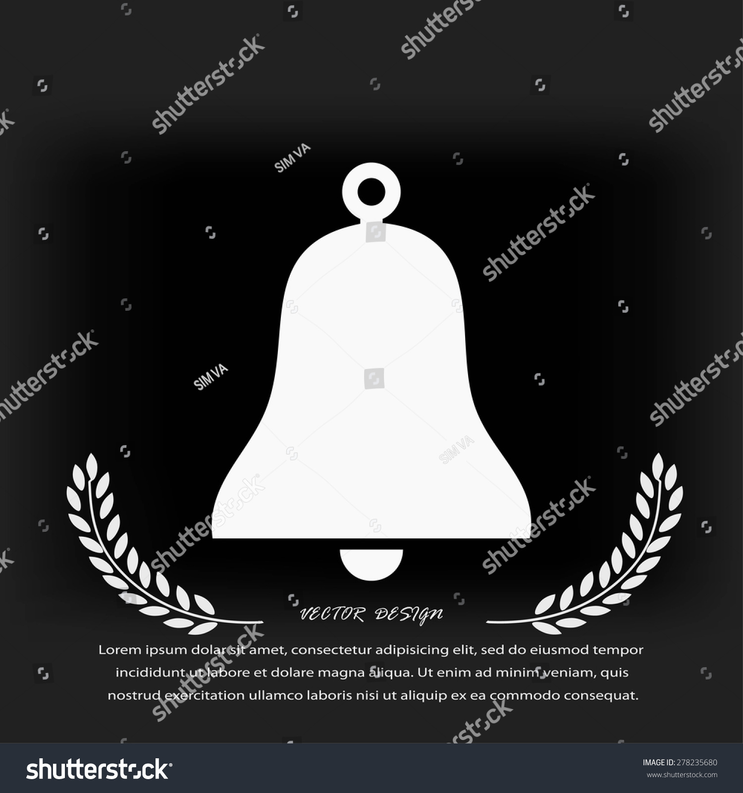 Bell Icon Stock Vector (Royalty Free) 278235680 | Shutterstock