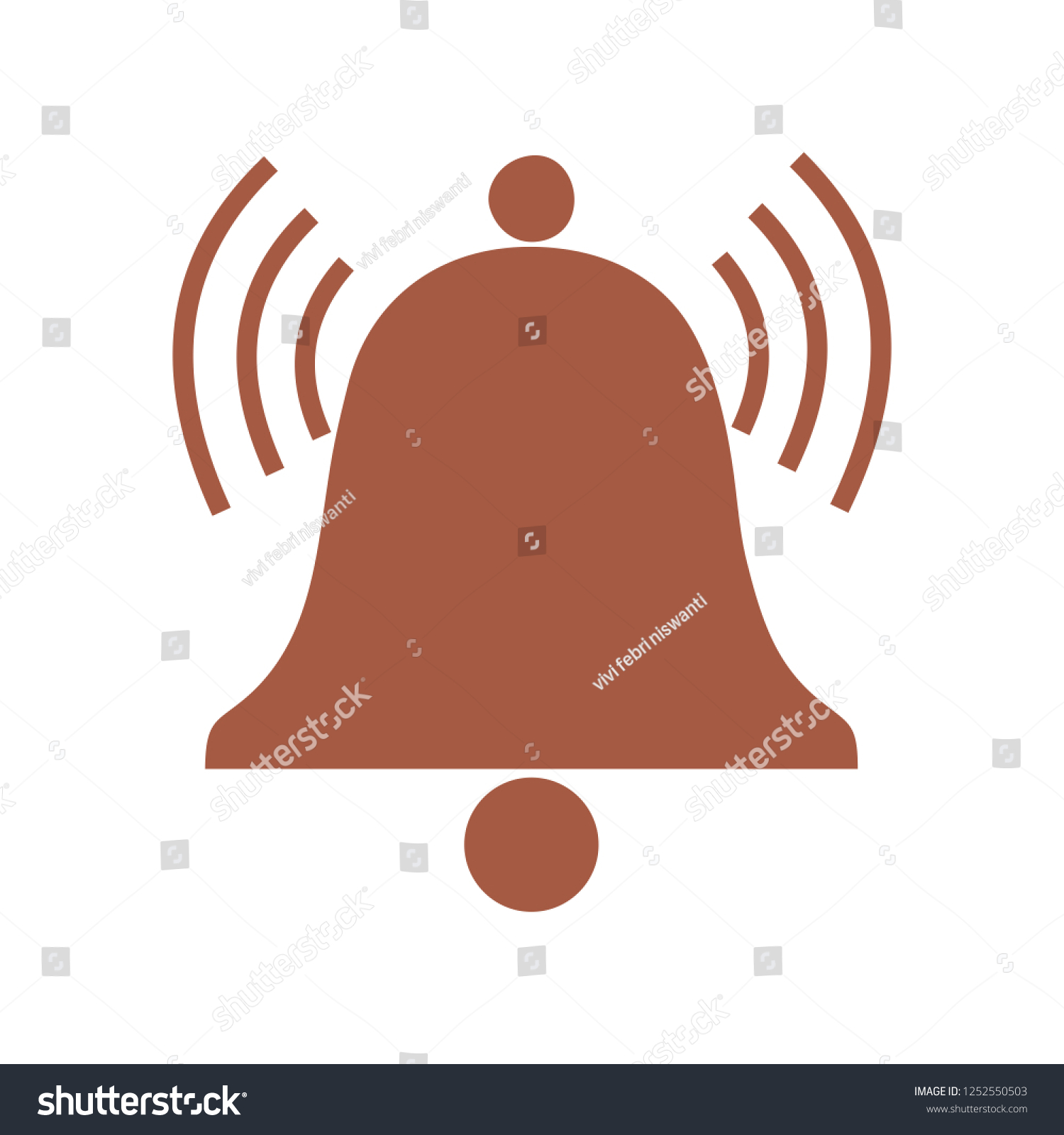 Bell Icon Logo Stock Vector (Royalty Free) 1252550503 | Shutterstock
