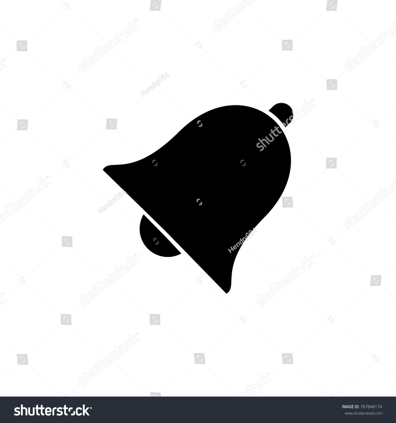 Bell Icon Logo Stock Vector (Royalty Free) 767848174