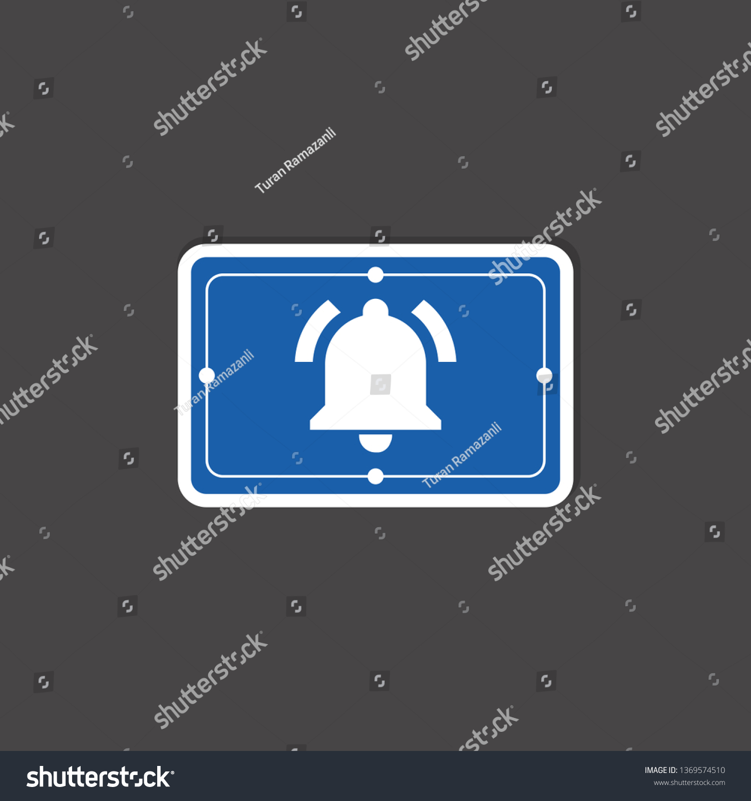 Bell Icon Web Sign: เวกเตอร์สต็อก (ปลอดค่าลิขสิทธิ์) 1369574510 ...