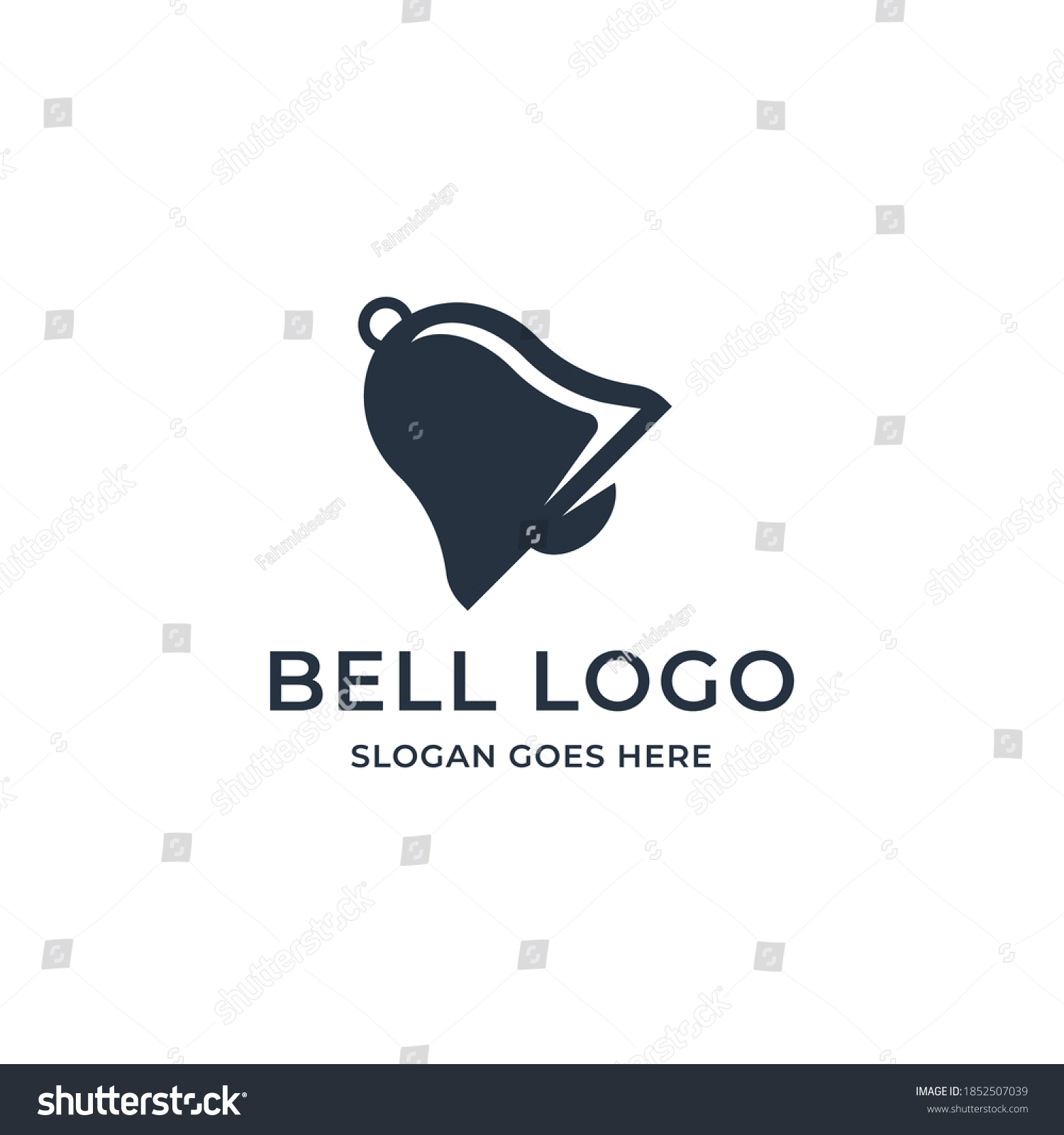 Bell Logo Vector Bell Notification Logo: เวกเตอร์สต็อก (ปลอดค่า ...
