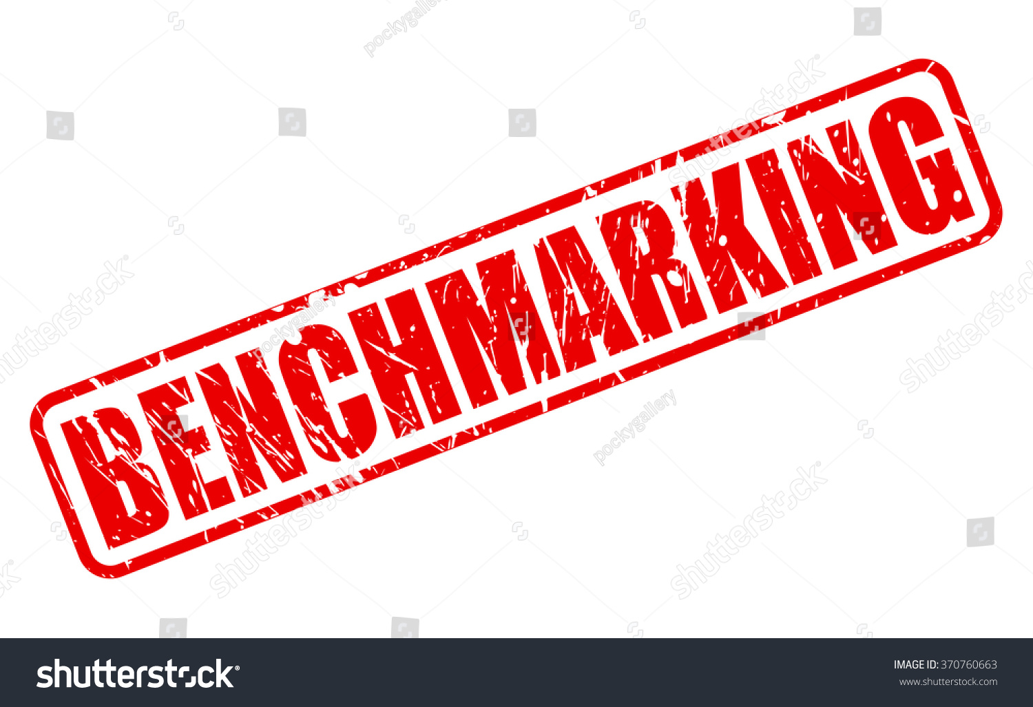 Benchmarking Red Stamp Text On White Stock Vector (Royalty Free ...