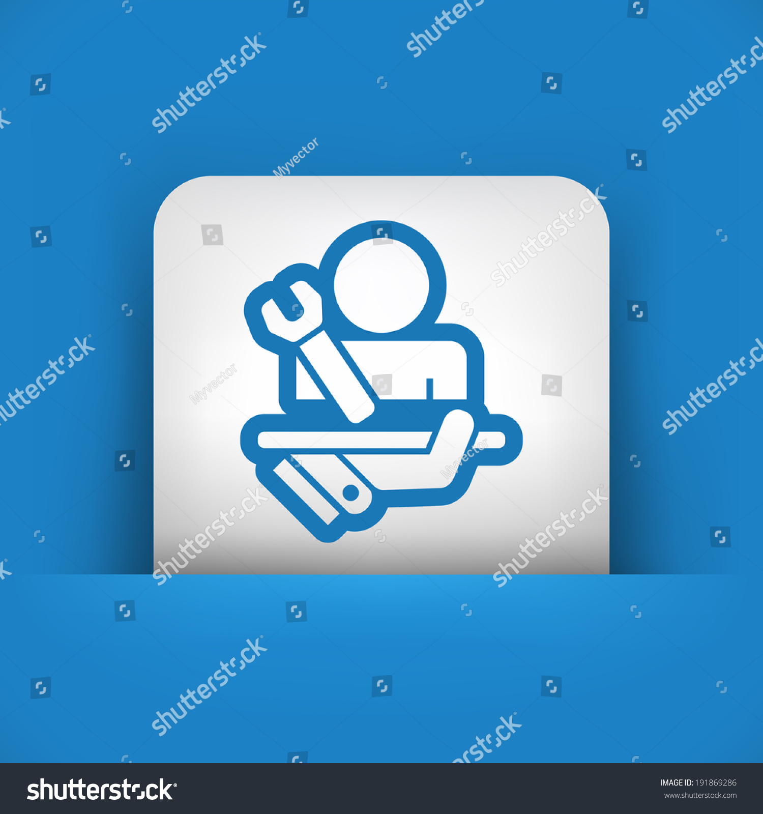 Best Assistance Icon Stock Vector (Royalty Free) 191869286