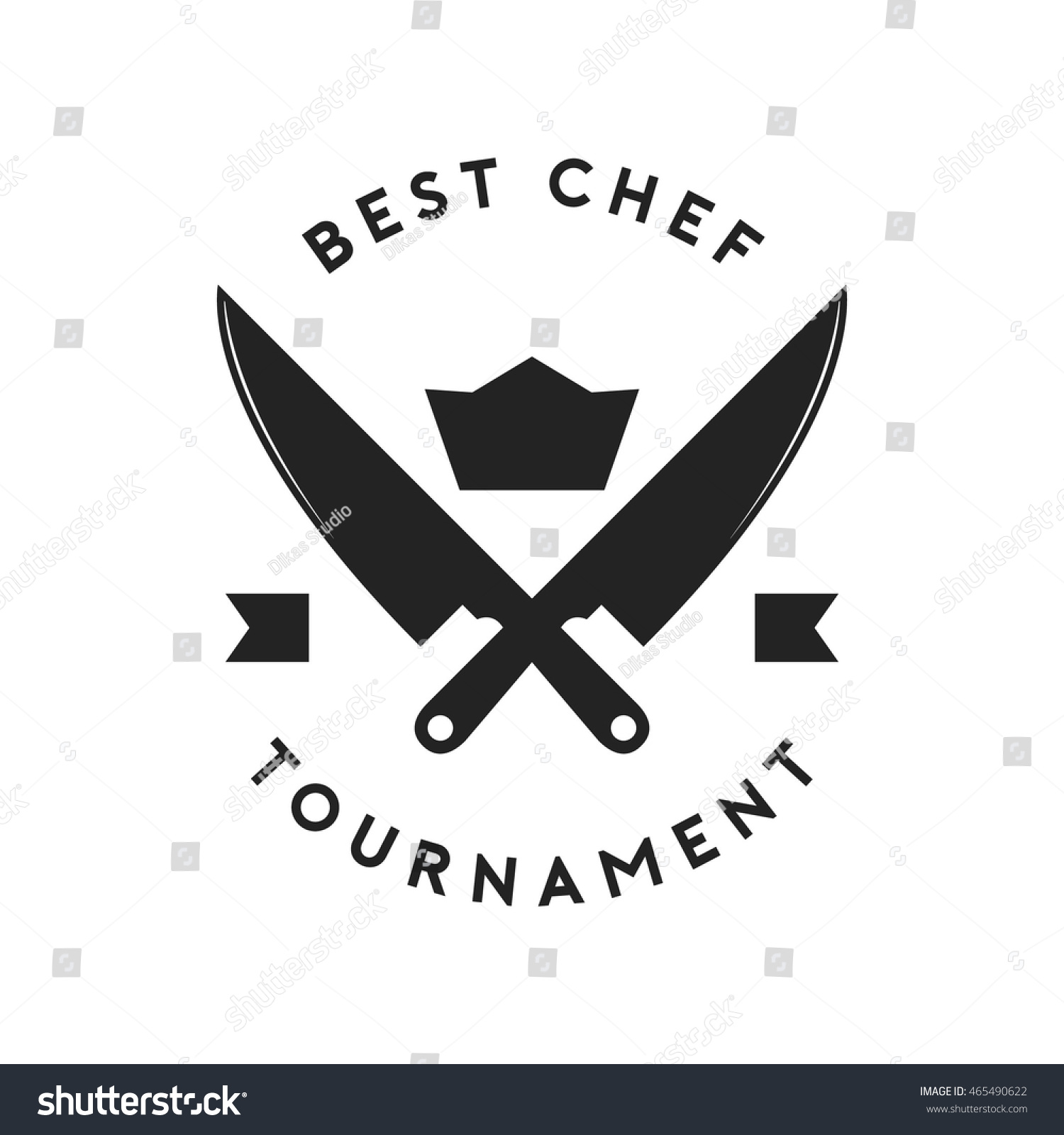 Best Chef Badge Vector Illustration Stock Vector (Royalty Free) 465490622