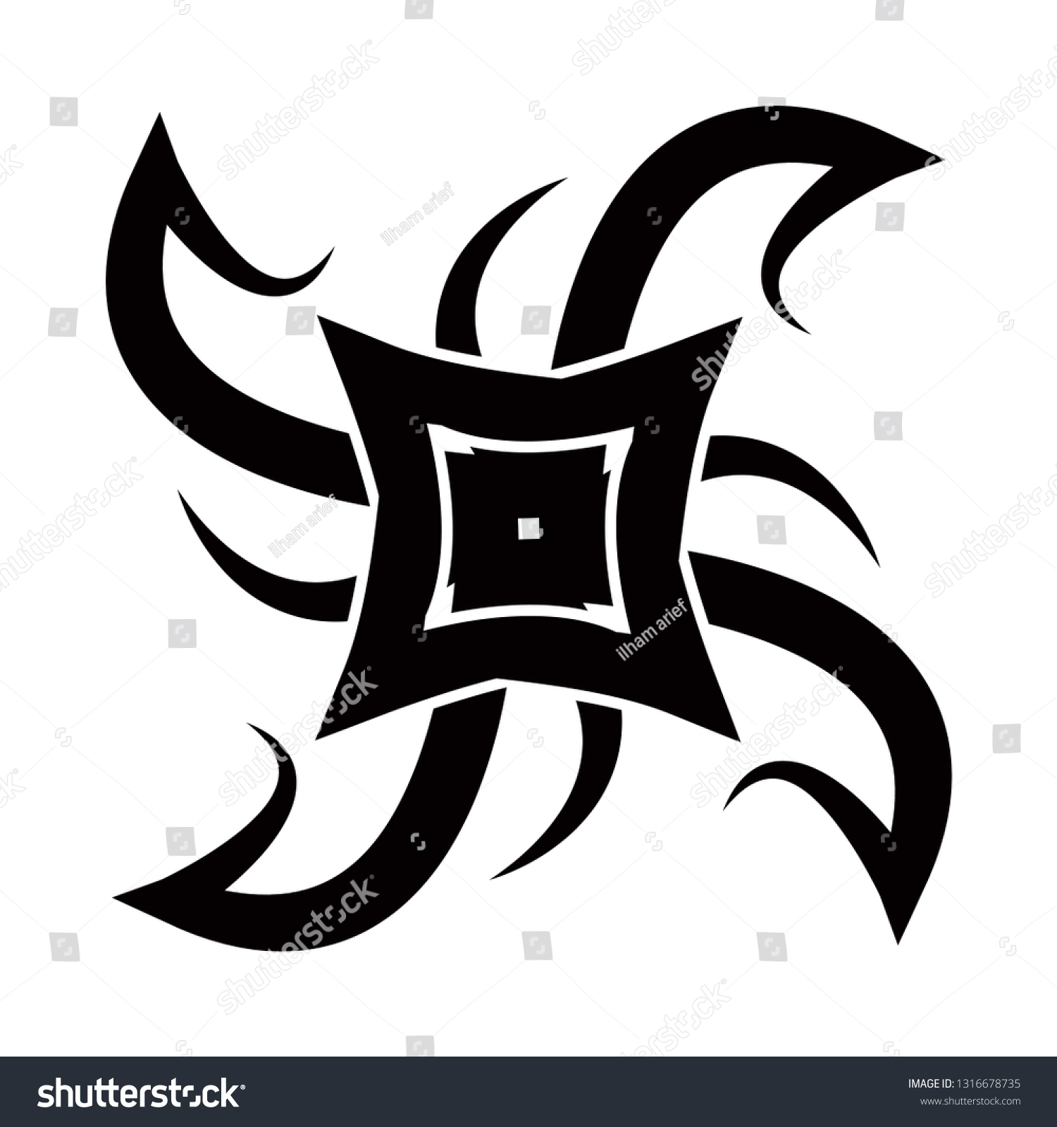 Best Circle Tattoo Design Stock Vector (Royalty Free) 1316678735 ...
