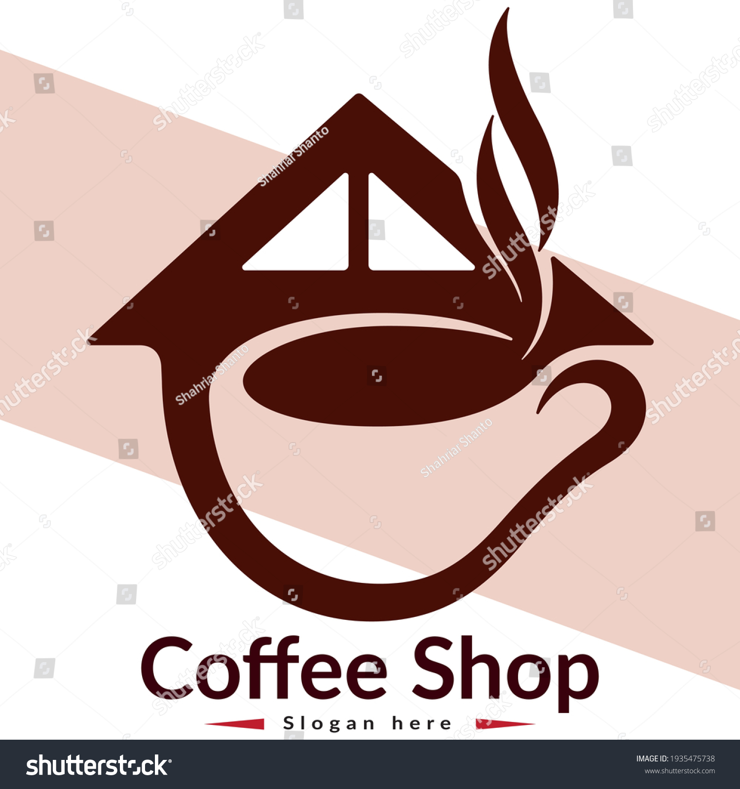 Best Coffee Shop Logo Design Vector Stock Vector (Royalty Free) 1935475738