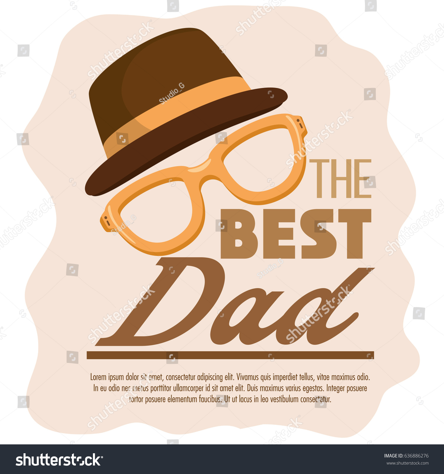 Best Dad Card Stock Vector (Royalty Free) 636886276 | Shutterstock