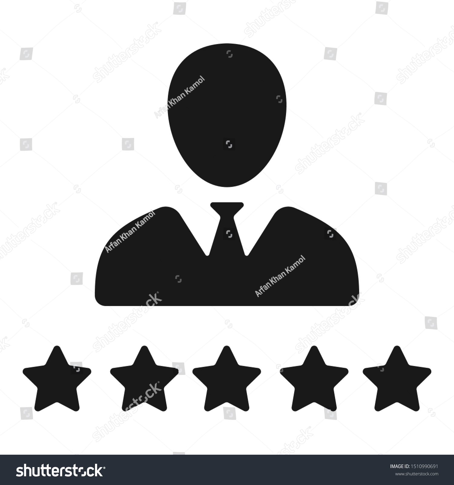 Best Employee Icon Vector Graphics Stock Vector (Royalty Free ...