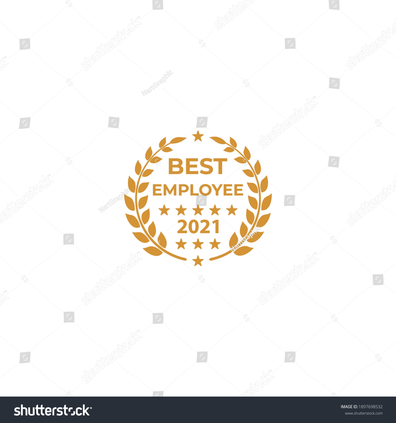 Best Employee 2021 Vector Logo Icon: เวกเตอร์สต็อก (ปลอดค่าลิขสิทธิ์ ...