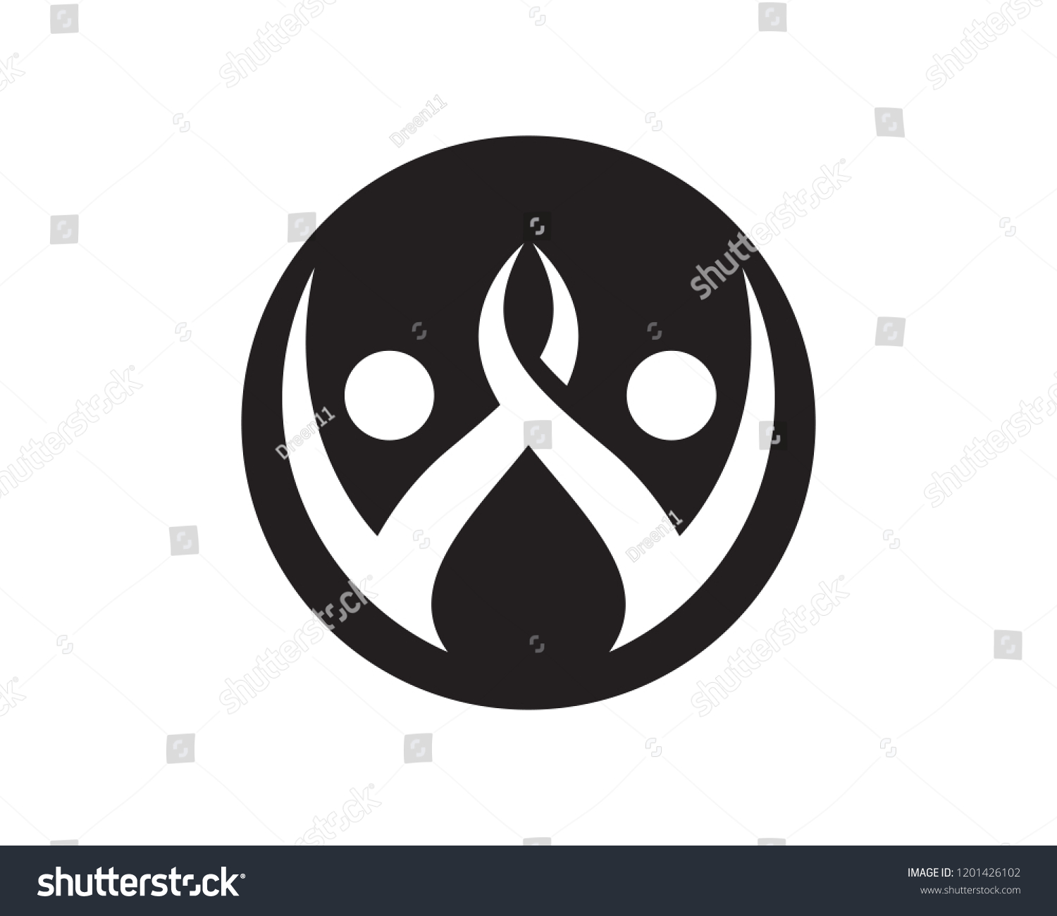 Best Friend Logo Vector Black Stock Vector (Royalty Free) 1201426102 ...