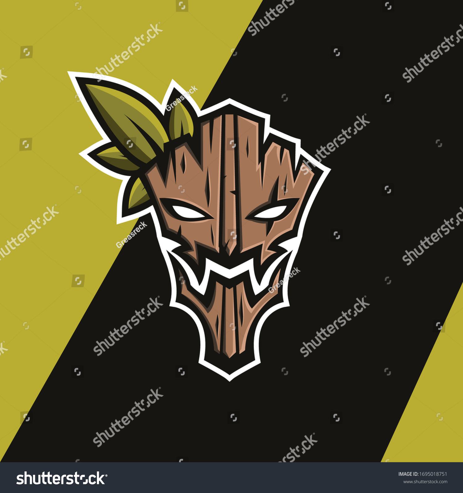 Best Gaming Macot Logo Design Stock Vector (Royalty Free) 1695018751