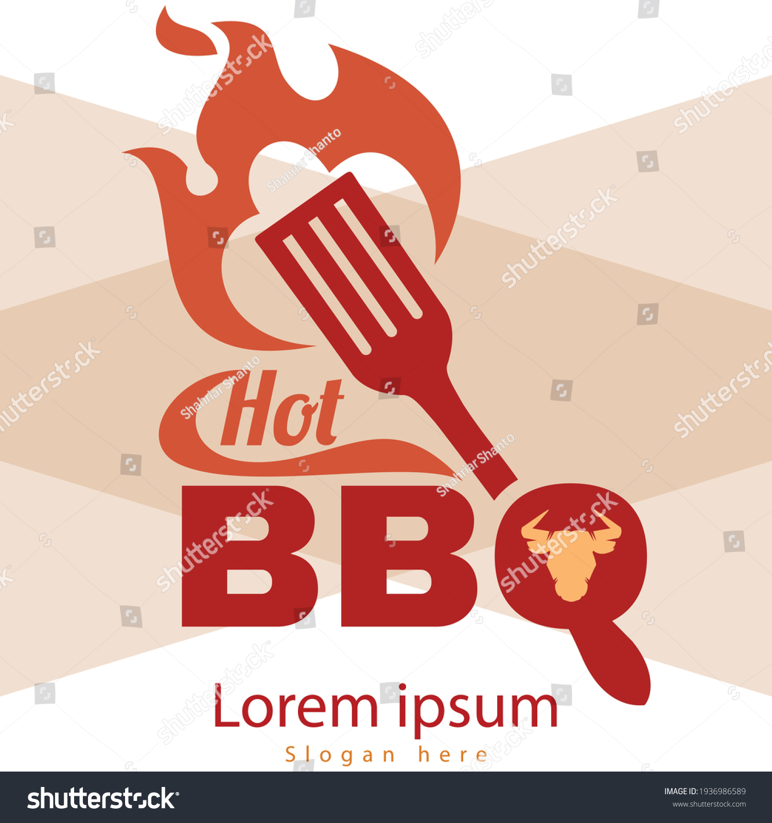 Best Grill Shop Logo Design Vector Stock Vector (Royalty Free ...
