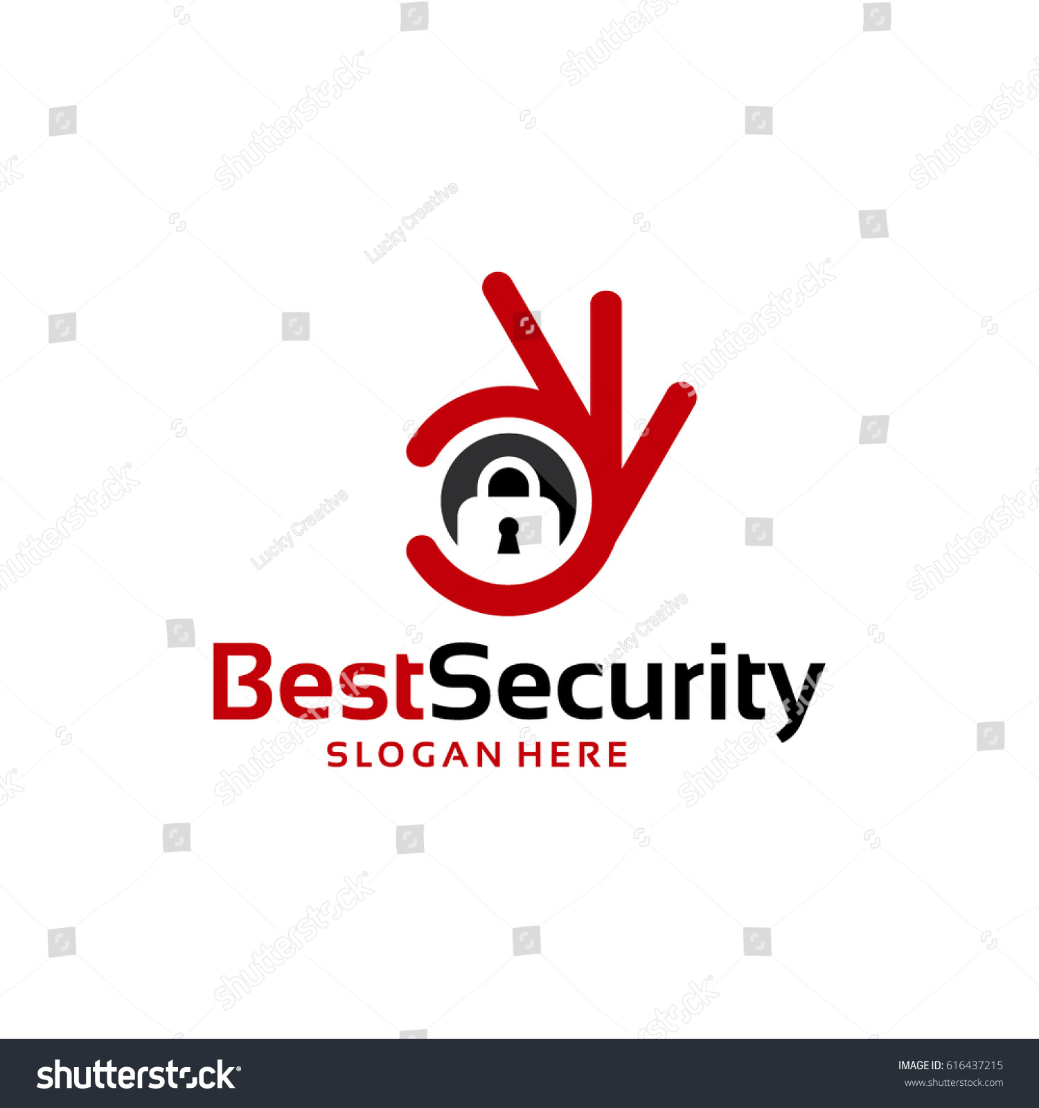 Best Security Logo Template Designs Stock Vector (Royalty Free ...