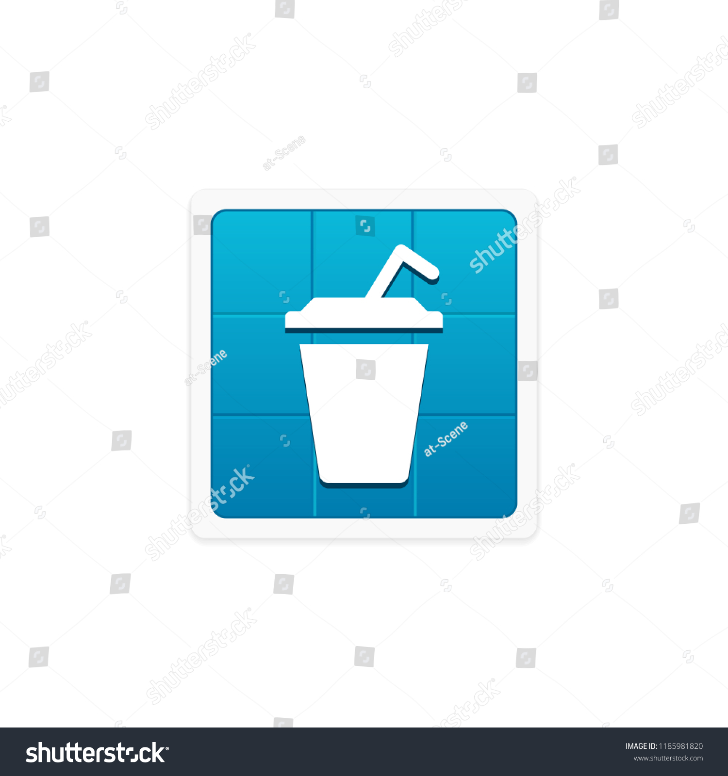 Beverage App Icon Stock Vector (Royalty Free) 1185981820 | Shutterstock