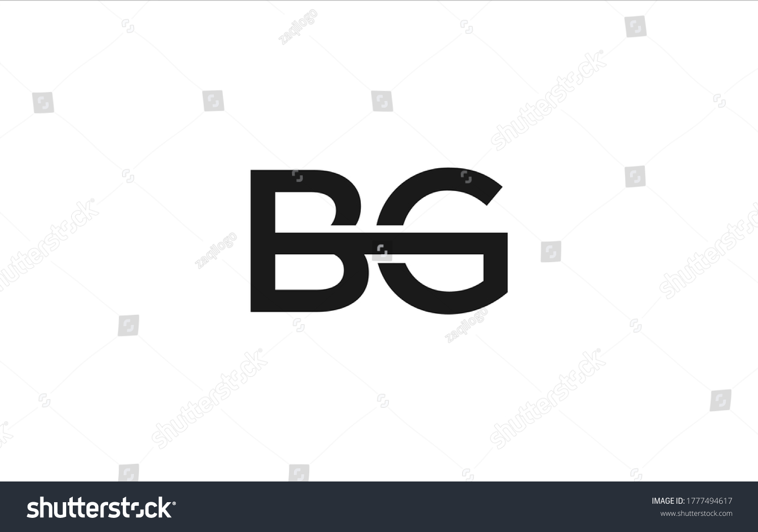 Bg Logo Vector Templates Simple Modern: เวกเตอร์สต็อก (ปลอดค่าลิขสิทธิ์ ...