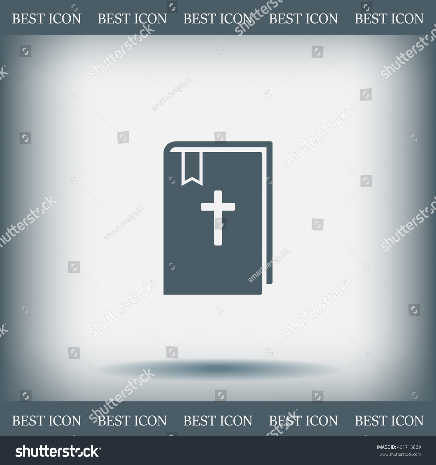 Bible Book Icon Stock Vector (Royalty Free) 461715829 | Shutterstock