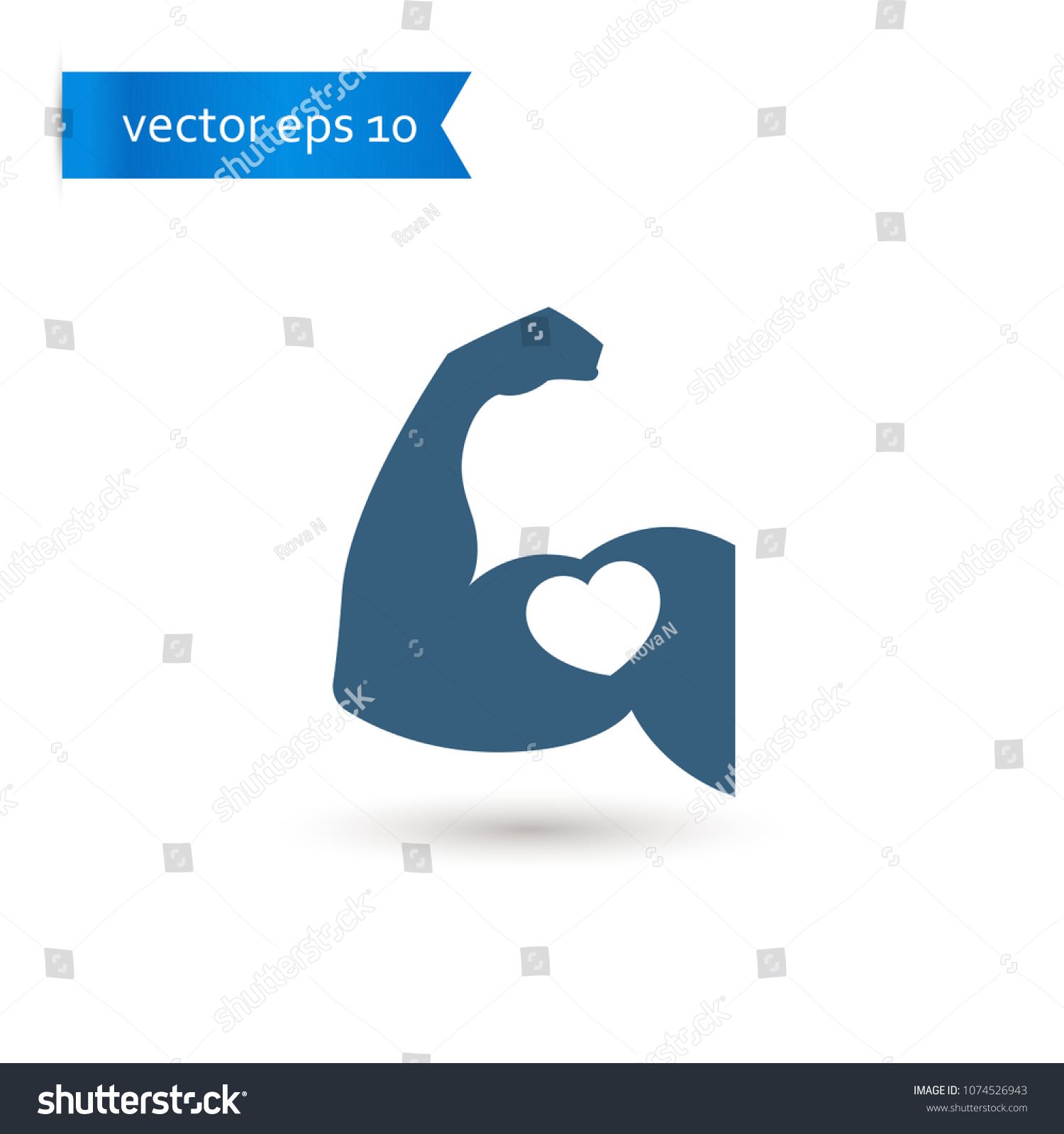 Biceps Biceps Icon Sign Design Vector Stock Vector (Royalty Free ...