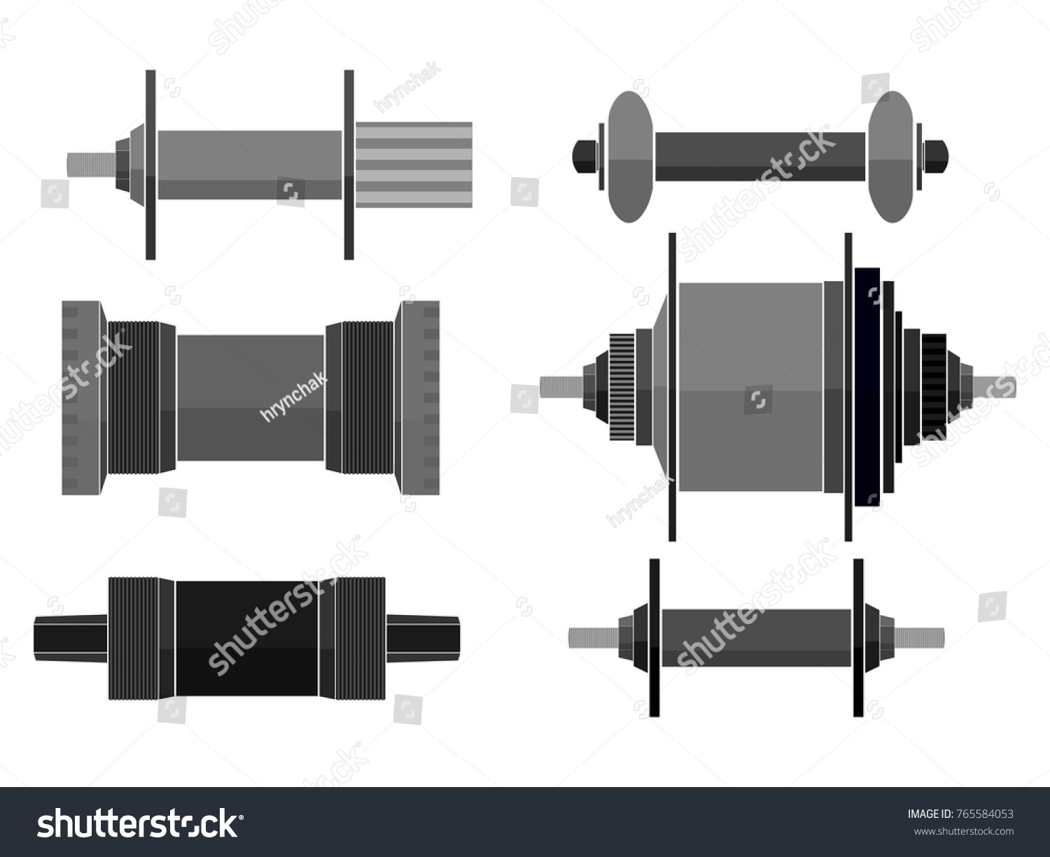 Bicycle Detail Freehub Vector Stock Vector (Royalty Free) 765584053 ...