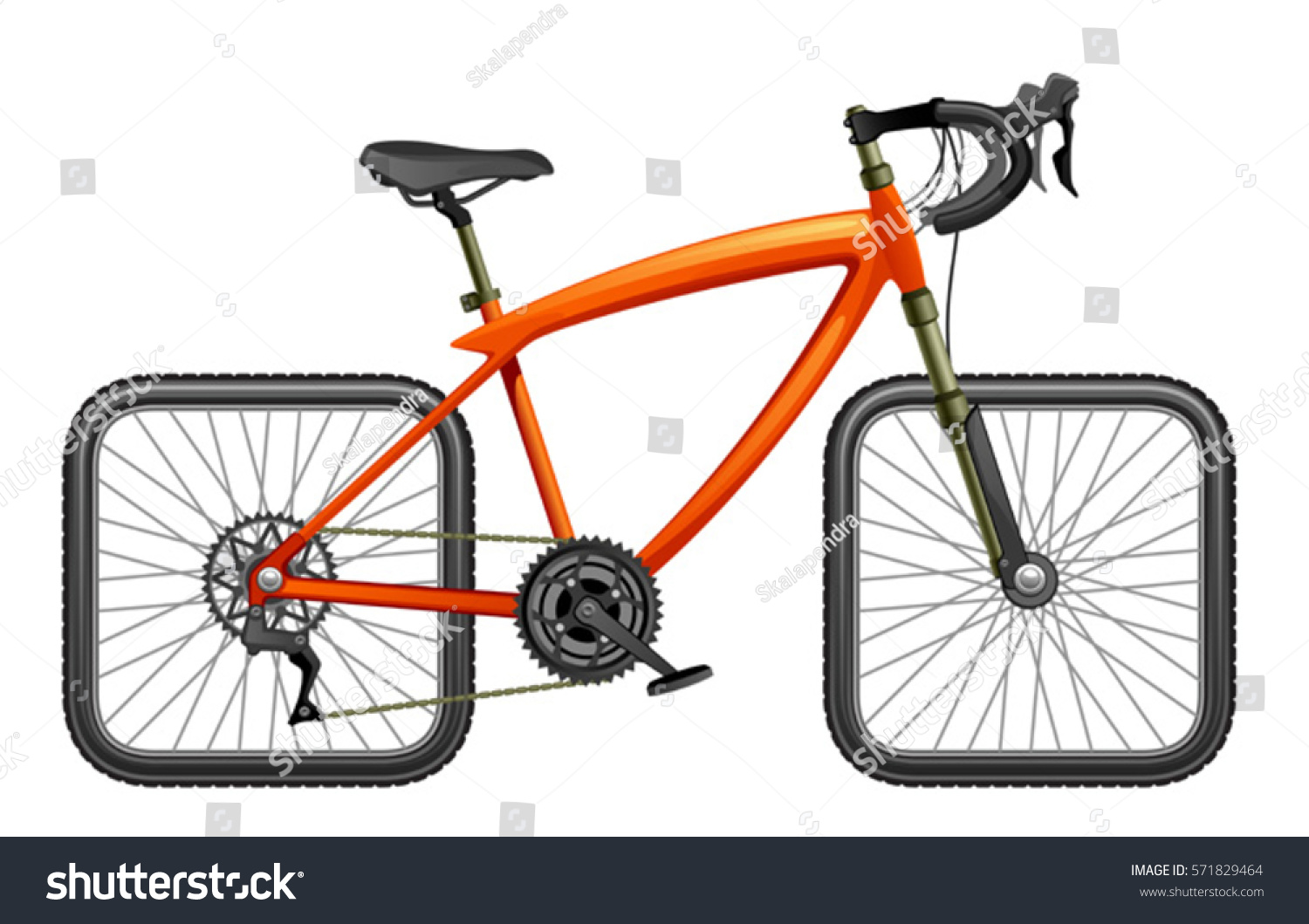 6,004 Bike square wheels Images, Stock Photos & Vectors | Shutterstock