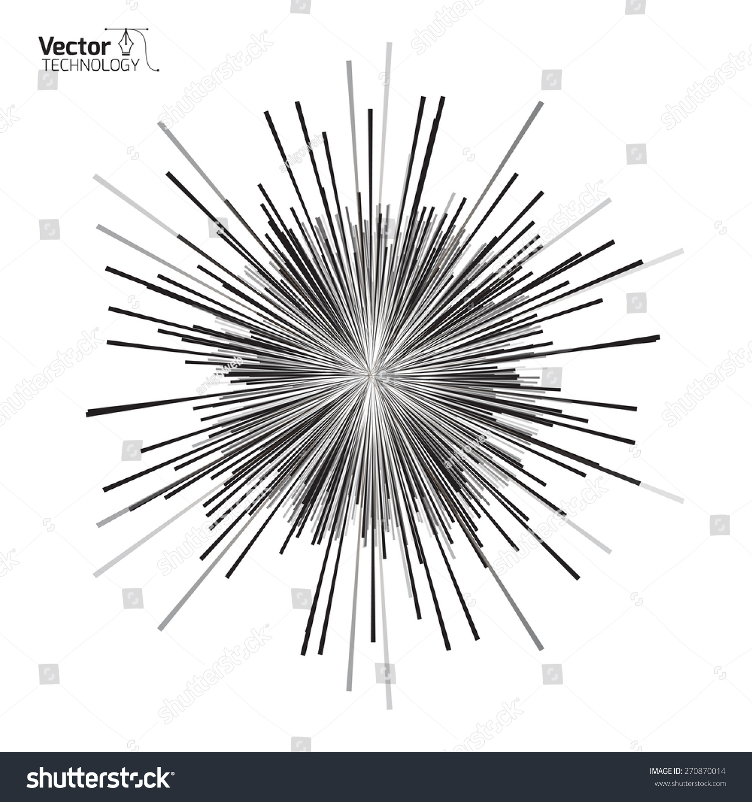 Big Bang Stock Vector Illustration 270870014 : Shutterstock