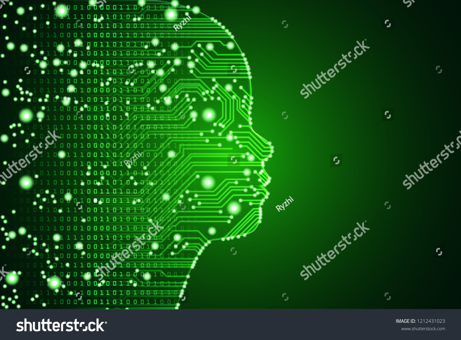 Big Data Artificial Intelligence Concept Machine Stock Vector (Royalty ... Big Data Artificial Intelligence Concept Machine Stock Vector (Royalty ...
