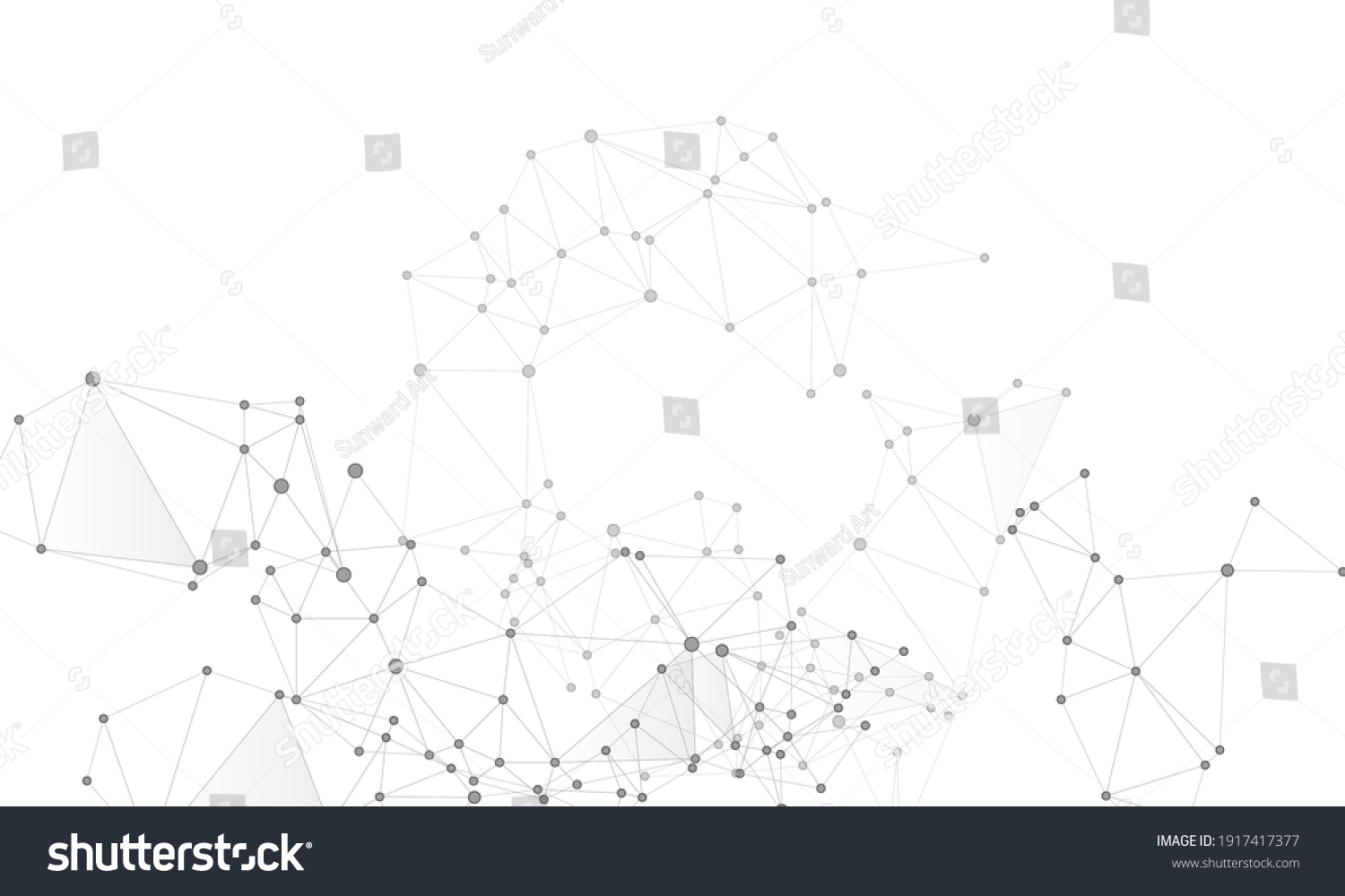 Big Data Cloud Scientific Concept Network Stock Vector (Royalty Free ...