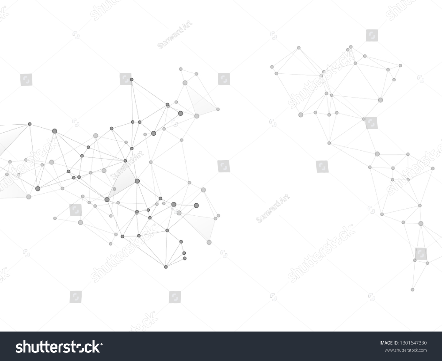 Big Data Cloud Scientific Concept Network Stock Vector (Royalty Free ...