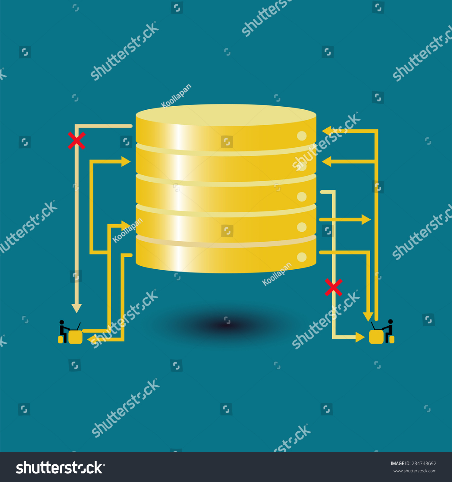 Big Data Database Query Failed Concept: vector de stock (libre de ... Big Data Database Query Failed Concept: vector de stock (libre de ...
