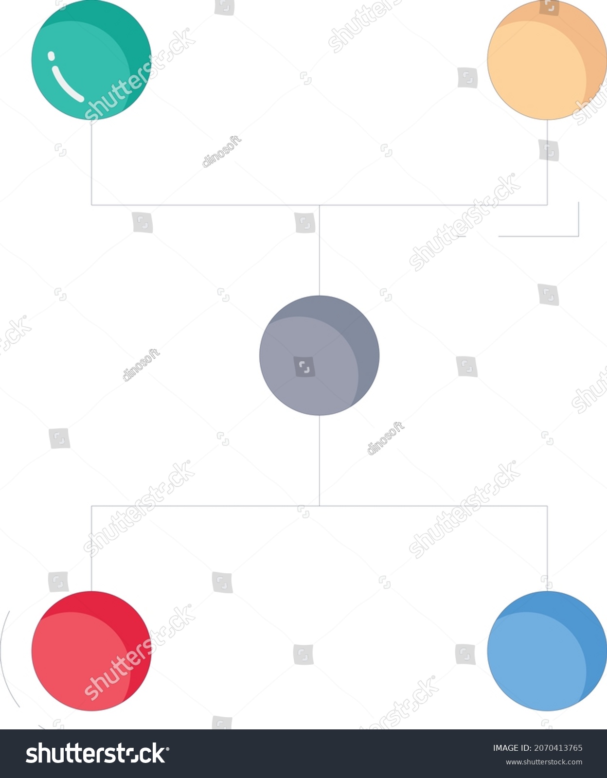 Big Data Icon Hierarchy Structure Stock Vector (Royalty Free ...