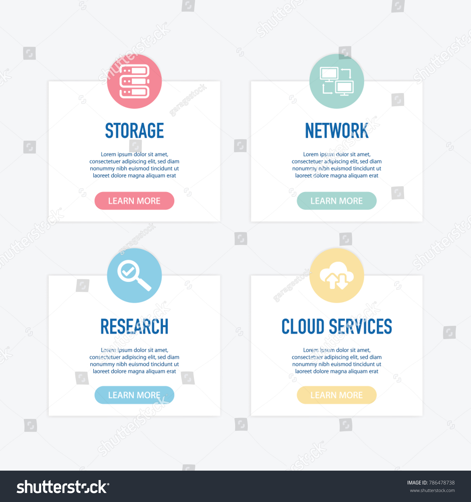 Big Data Infographic Icons Stock Vector (Royalty Free) 786478738 ...