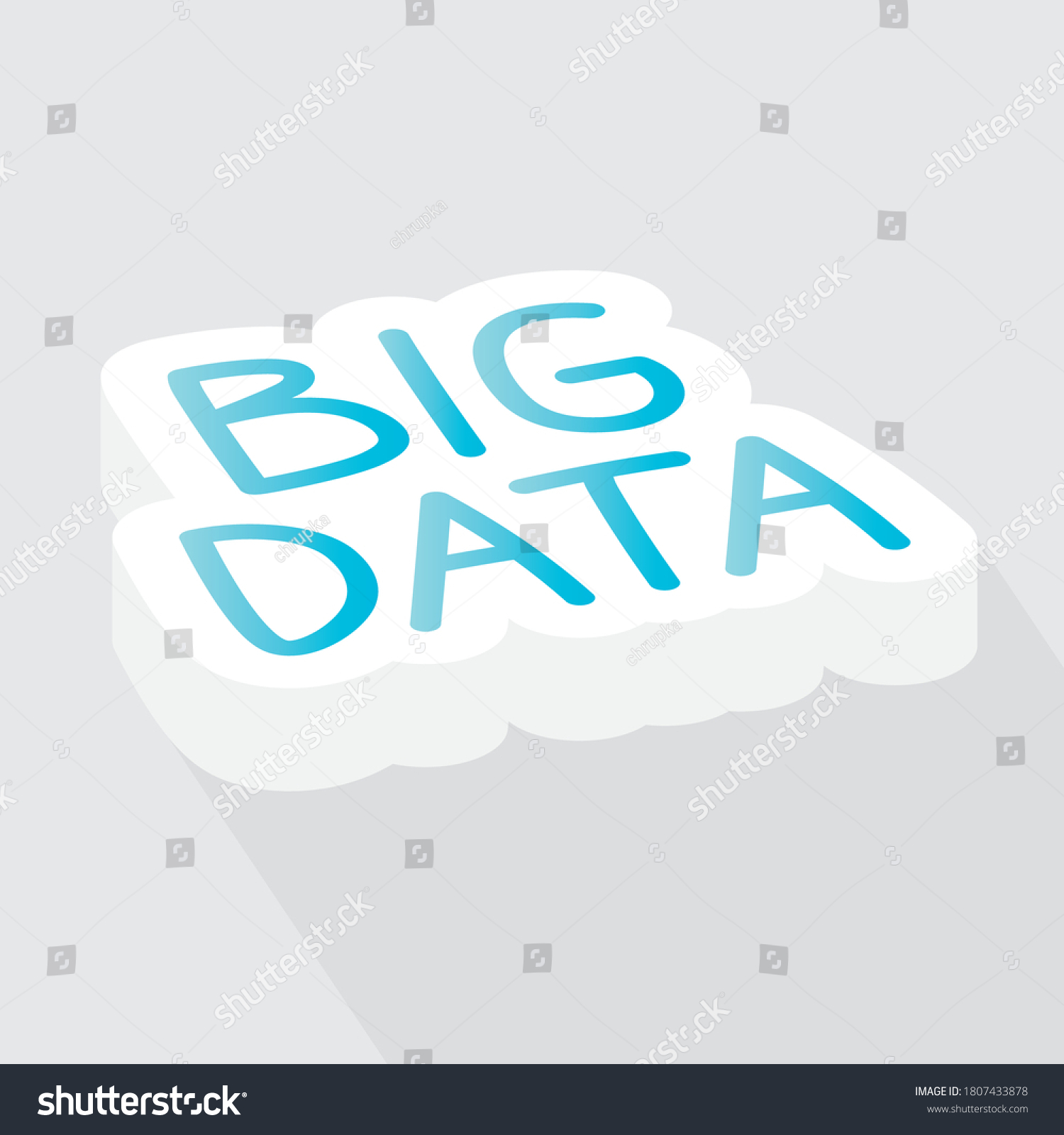 Big Data Quote Concept Vector Illustration Stock Vector (Royalty Free ...